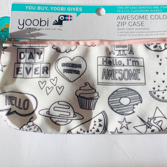 Yoobi | Other | Yoobi Awesome Color Zip Case | Poshmark